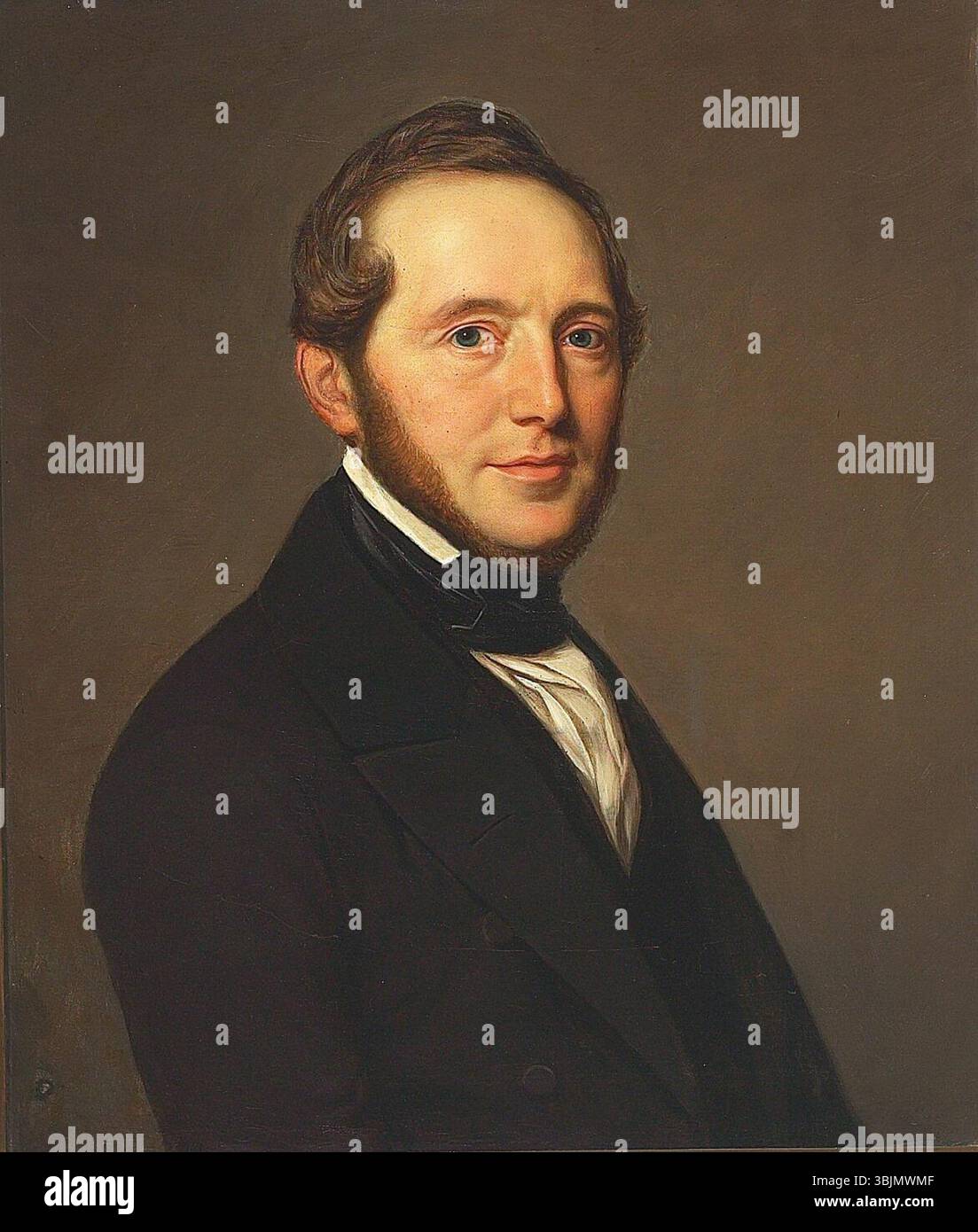 The portrait depicts Nis Clason, a Danish entrepreneur who founded a ...