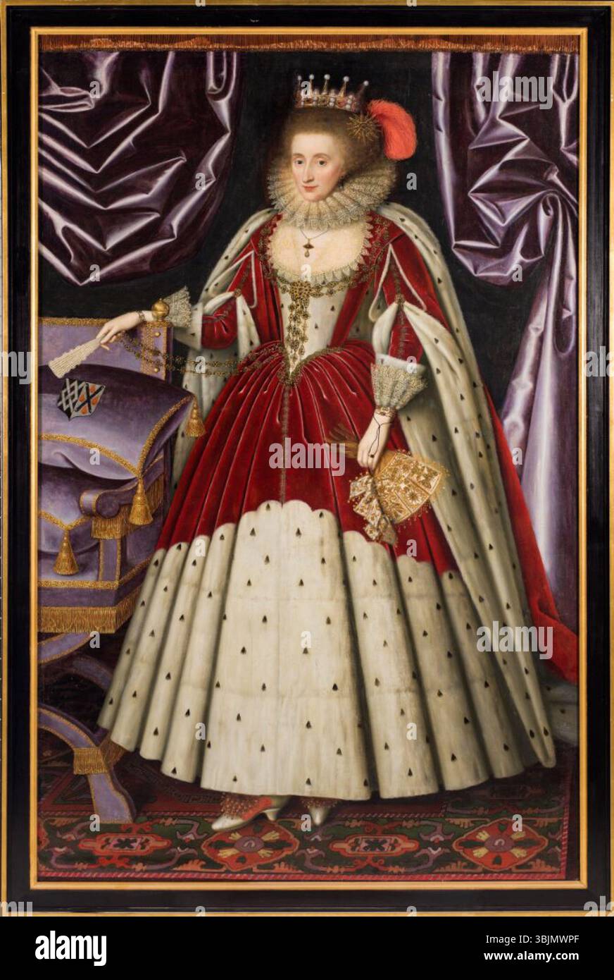 Attributed to William Larkin (1580–1619), this portrait of Lucy ...