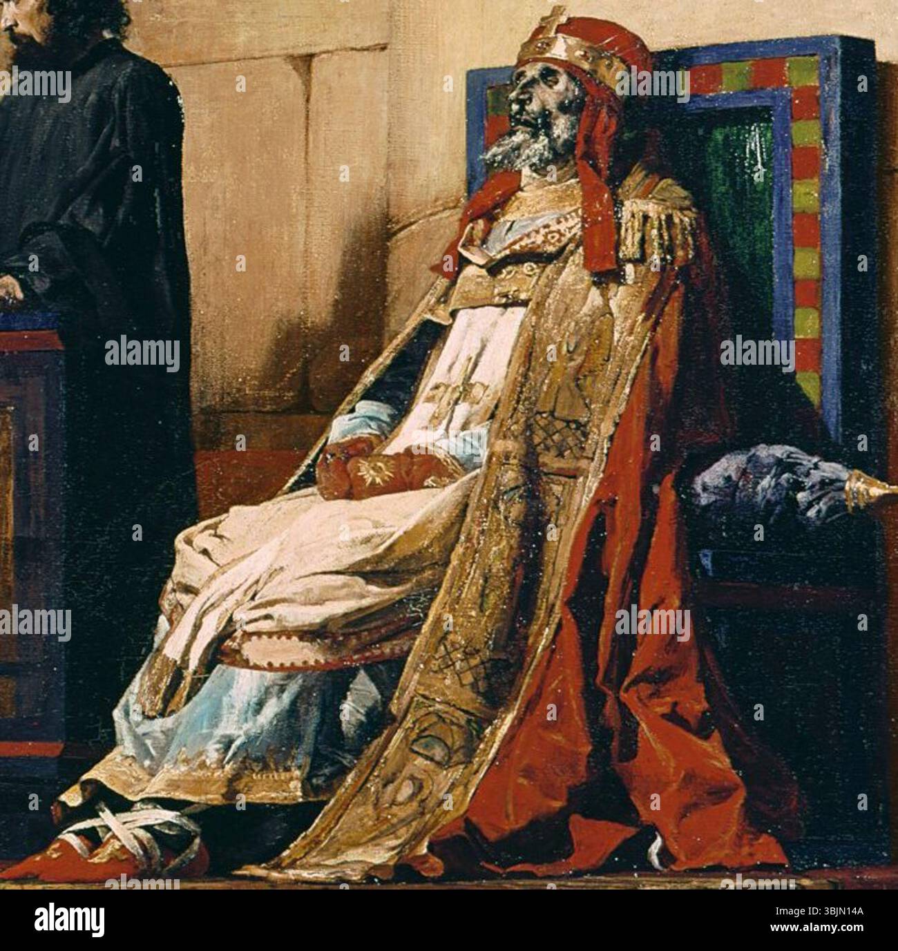 Jean-Paul Laurens’ 1870 painting 'Pope Formosus and Stephen VI ...