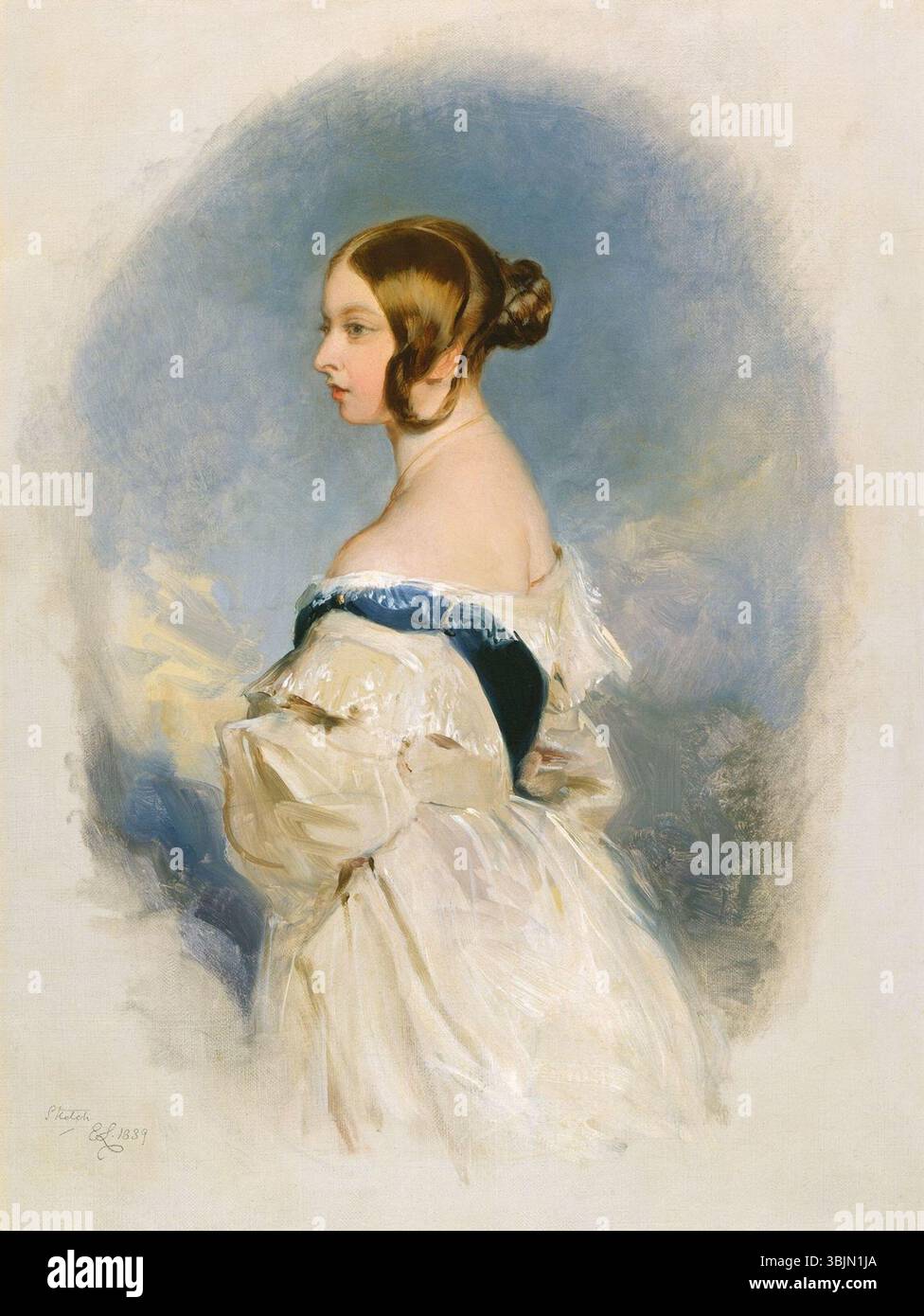 Sir Edwin Landseer's 1839 portrait of Queen Victoria captures the young ...