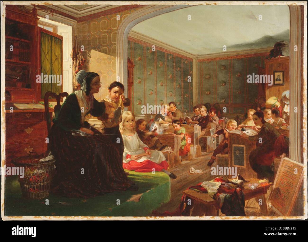 William Tolman Carlton's 'Schoolroom' (circa 1856) captures the daily ...