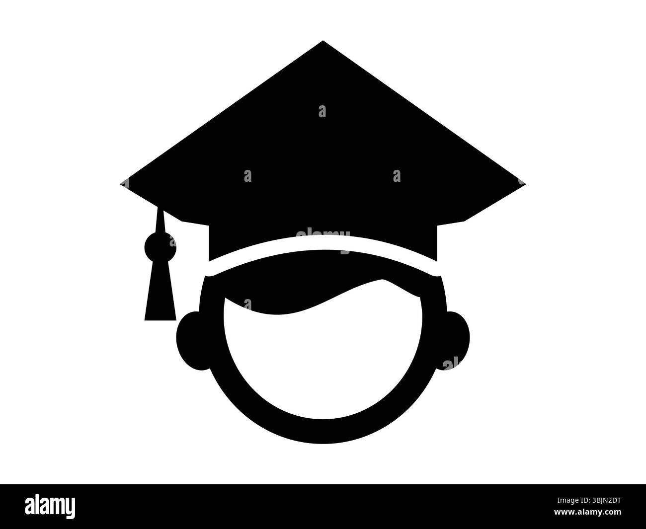 Vector icon of diverse graduates in cap, perfect for educational ...