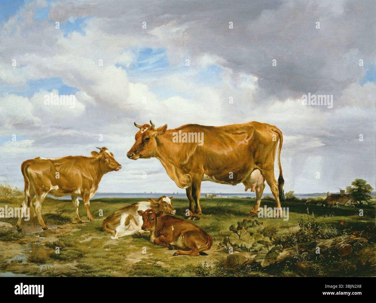 *The Victoria Cow* by Thomas Sidney Cooper (1803–1902) was painted in ...