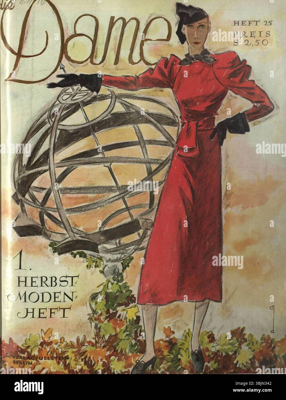 *Die Dame* Jahrgang 1933, Heft 25 is another iconic cover design by ...
