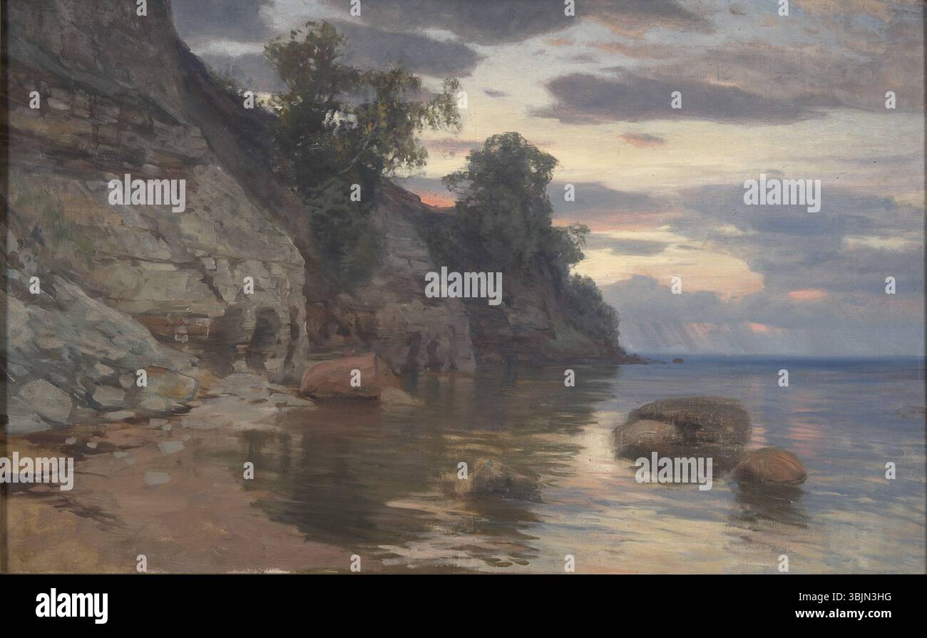 'Eesti Põhjarannik' by Karl von Winkler is an oil painting on canvas ...