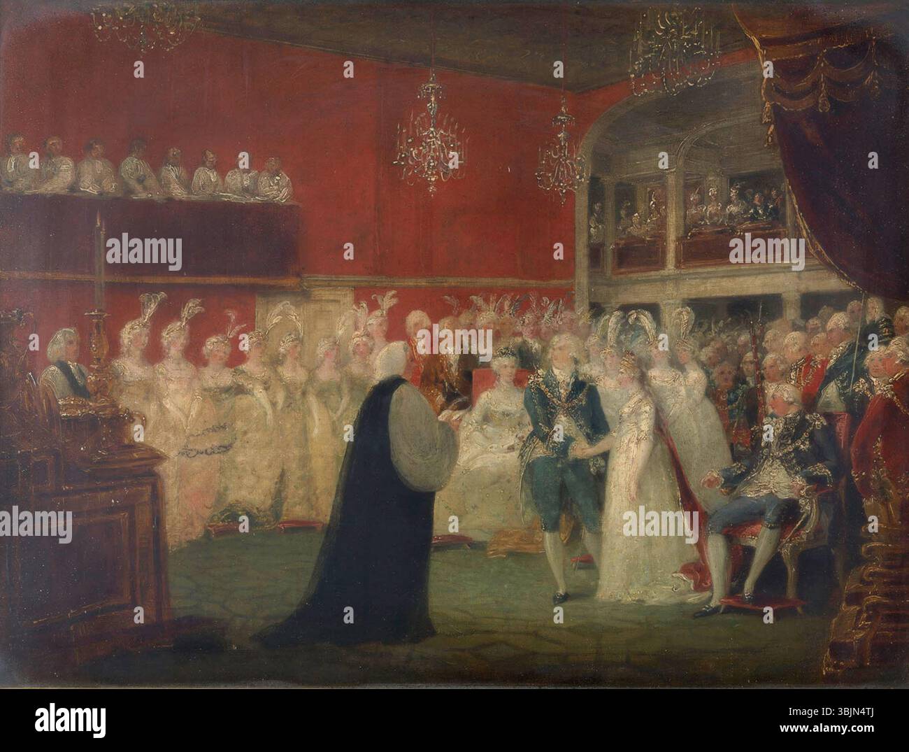 This oil painting by William Hamilton, dated circa 1795-1797, portrays ...