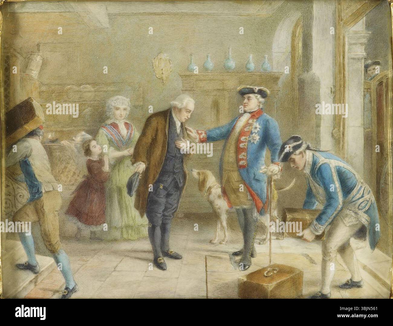 Moritz Daniel Oppenheim’s painting, 'The Visit of William I, Elector of ...