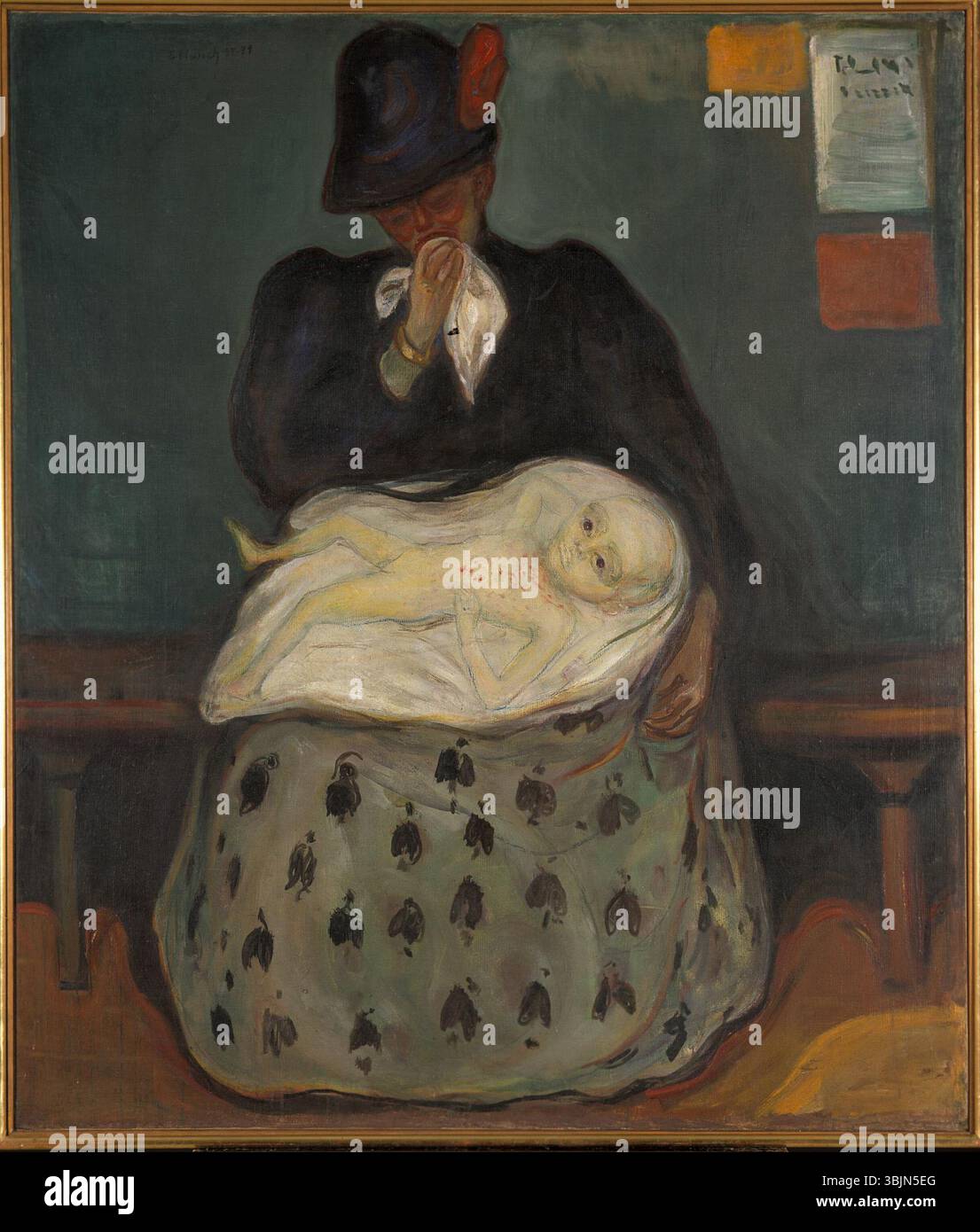 'Inheritance' (1897–1899) by Edvard Munch is an oil painting that ...