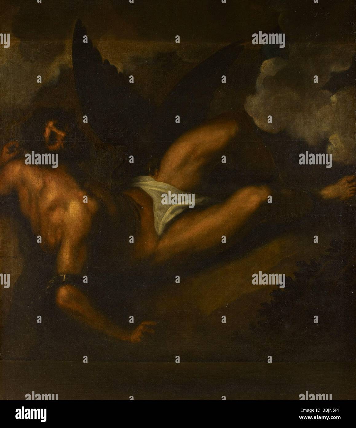 Palma Giovane’s ‘Prometheus Chained to the Caucasus’ (circa 1570-1608) depicts the mythological ...