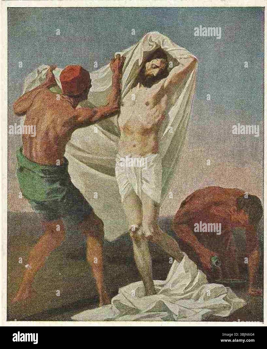 *Jesus wird seiner Kleider beraubt*, by Gebhard Fugel (1863–1939 ...