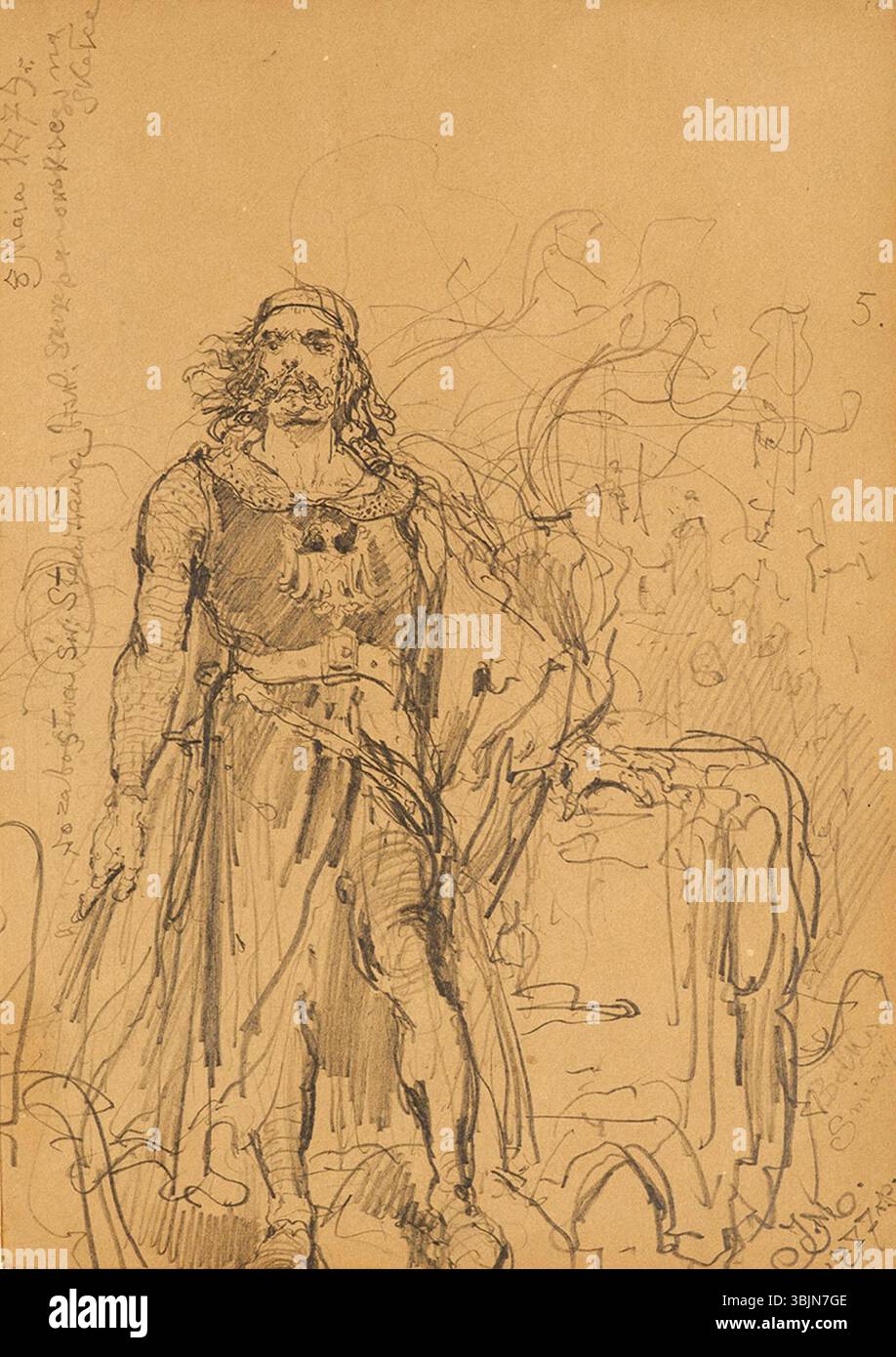 Jan Matejko’s 1877 painting *Boleslaw Mily* depicts a moment in the ...
