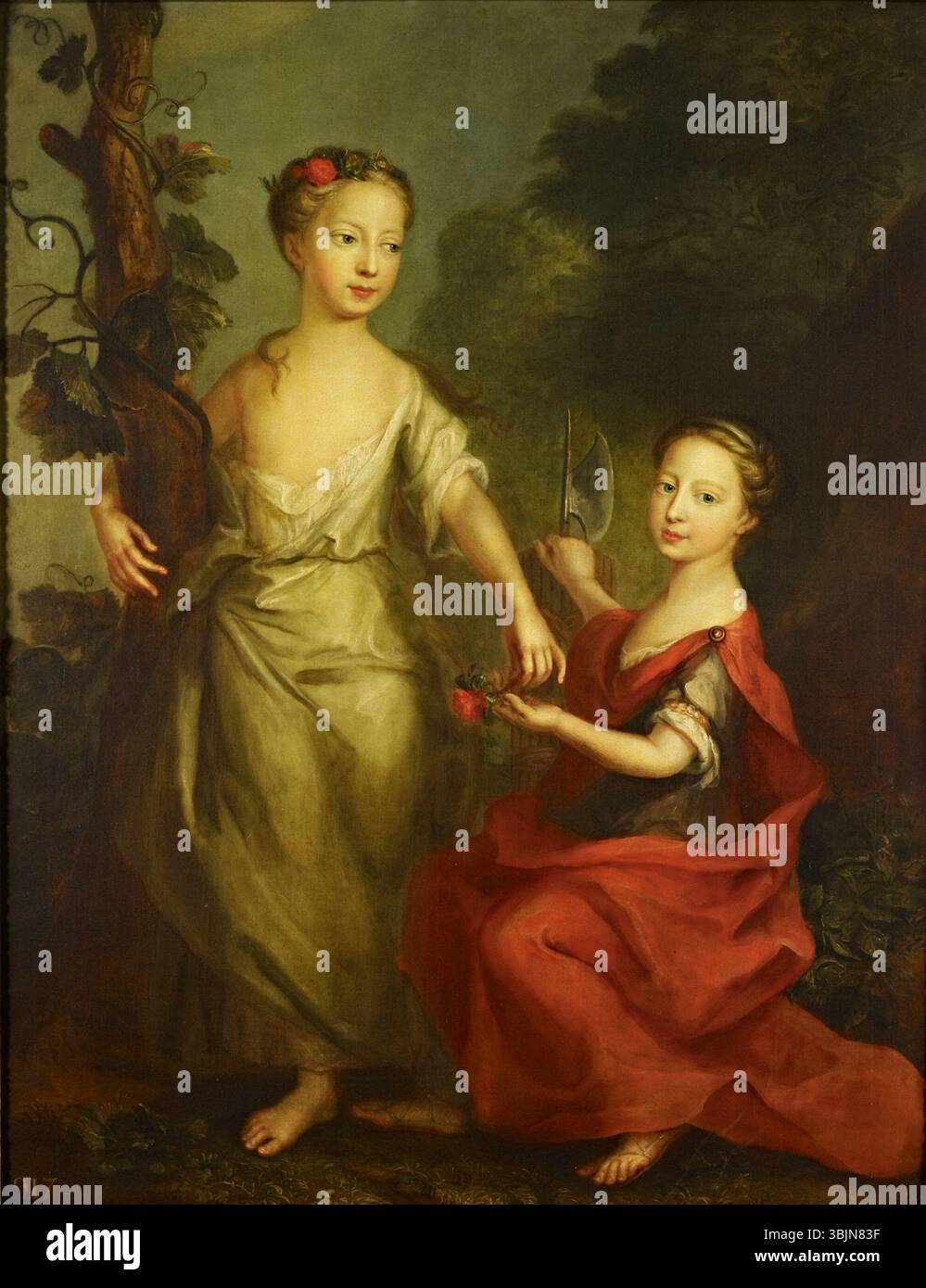 Martin Maingaud’s 1718 oil on canvas painting features Princess Anne ...