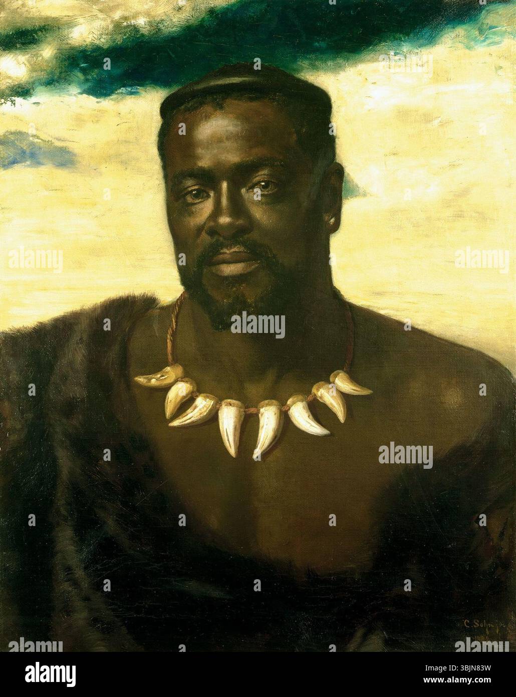Carl Rudolph Sohn’s 1882 portrait of Cetshwayo, King of the Zulus ...