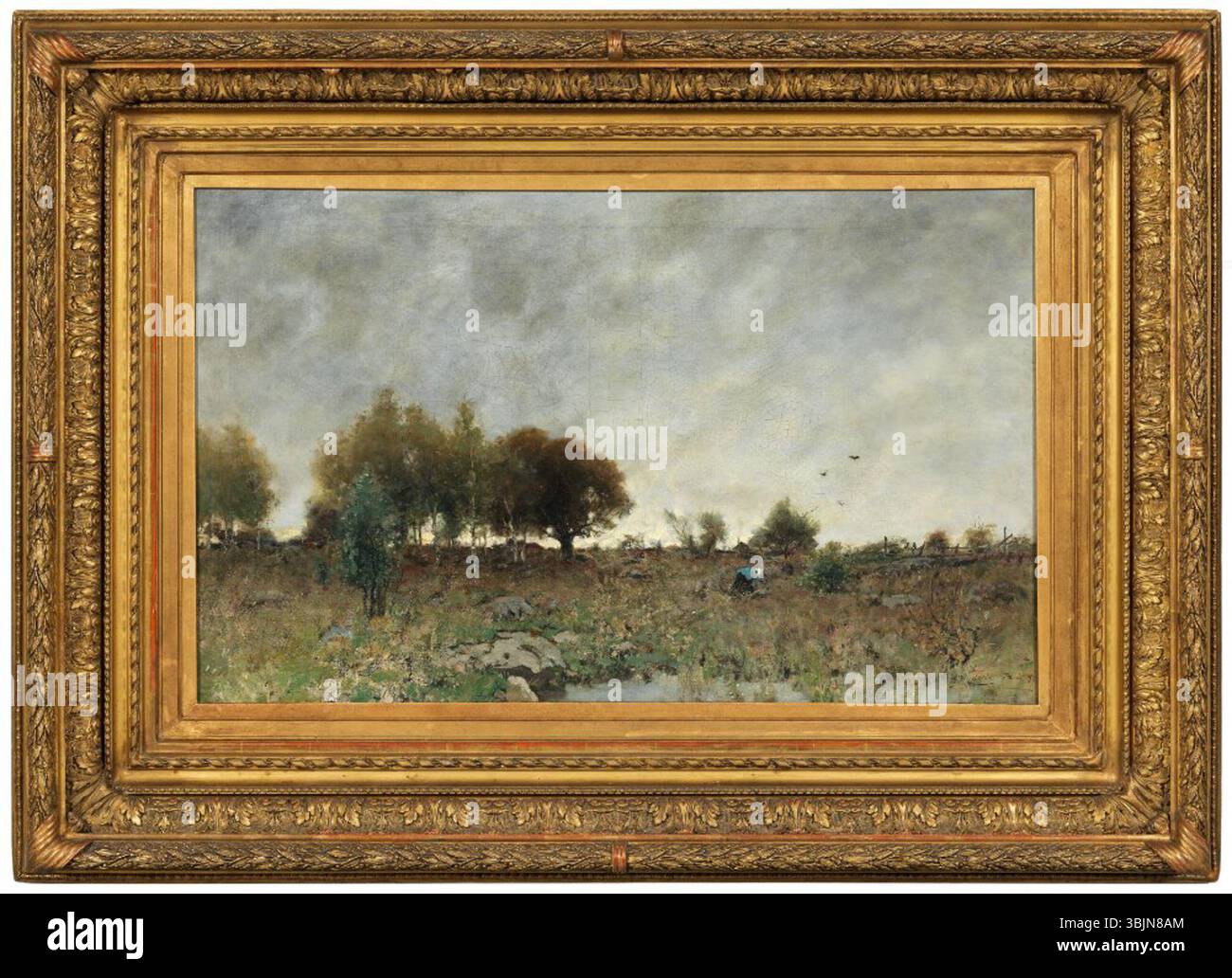 Erik Wedelin's 'Overcast Weather. Autumn Landscape' (1876) captures the ...