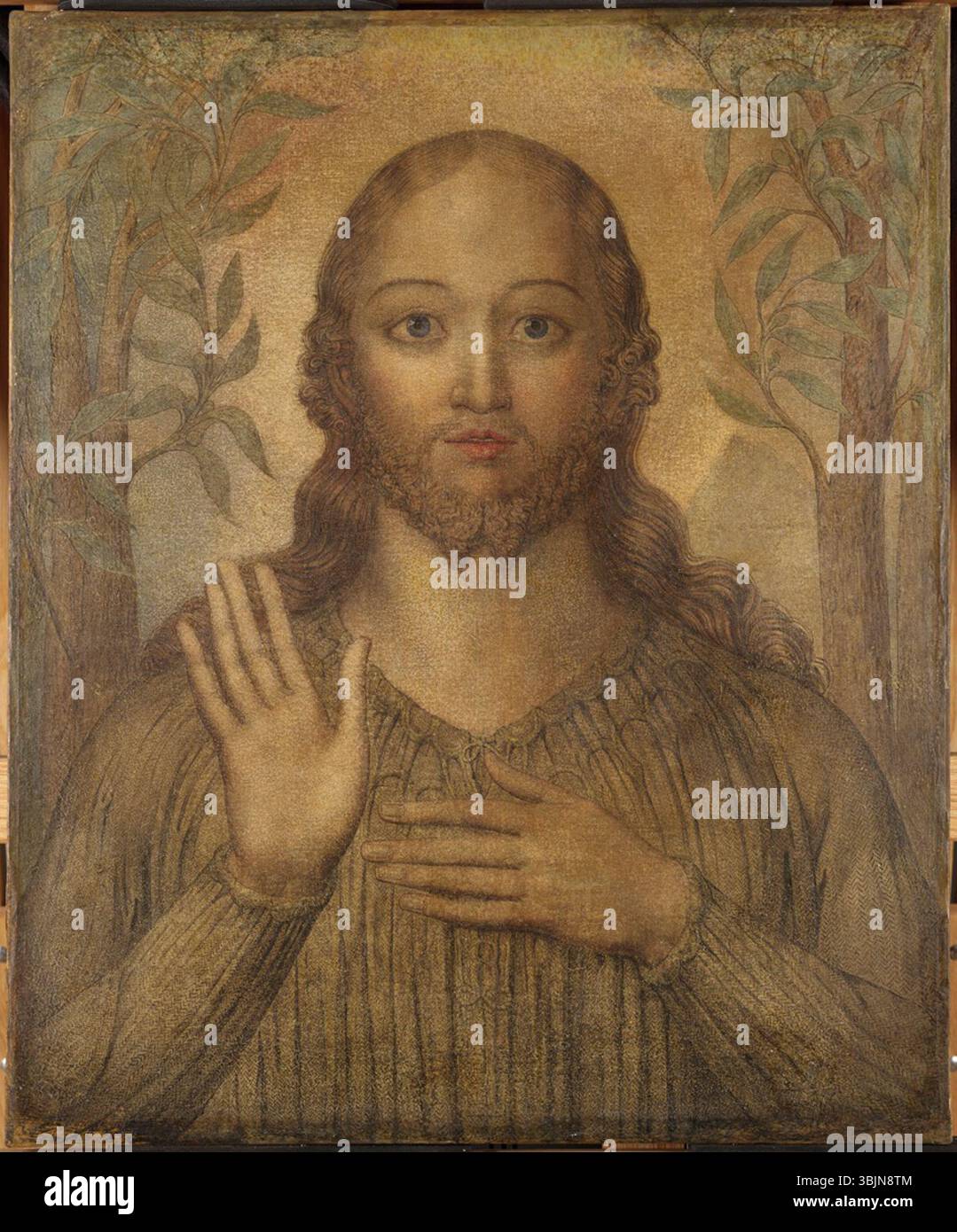 William Blake’s circa 1810 tempera painting 'Christ Blessing' depicts ...