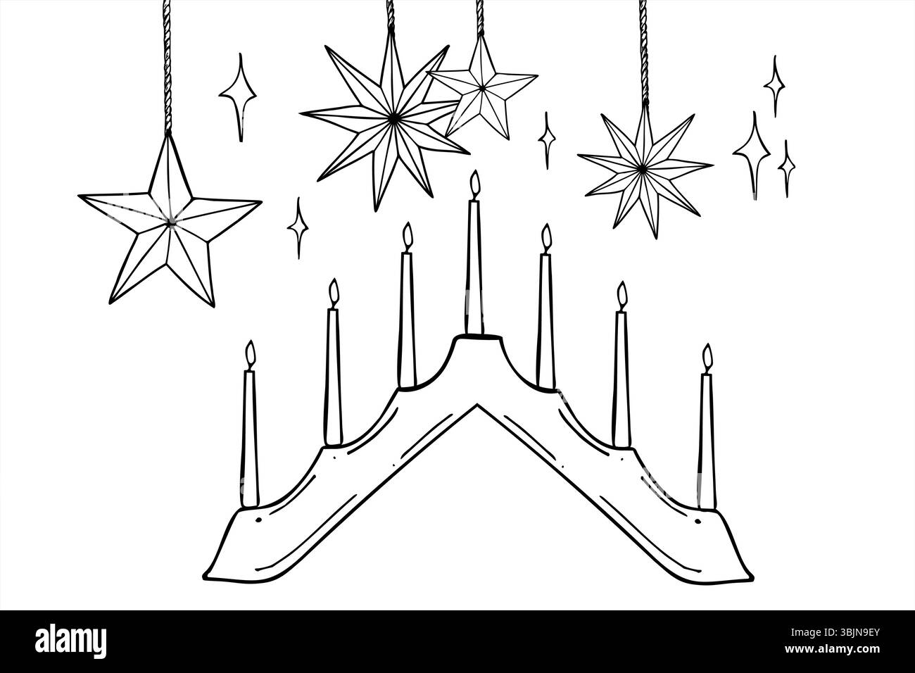 Sweden advent star Stock Vector Images - Alamy