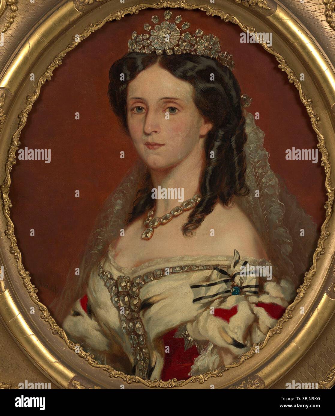 Carl Johann Arnold’s 1875 painting of Augusta of Saxe-Weimar, later ...