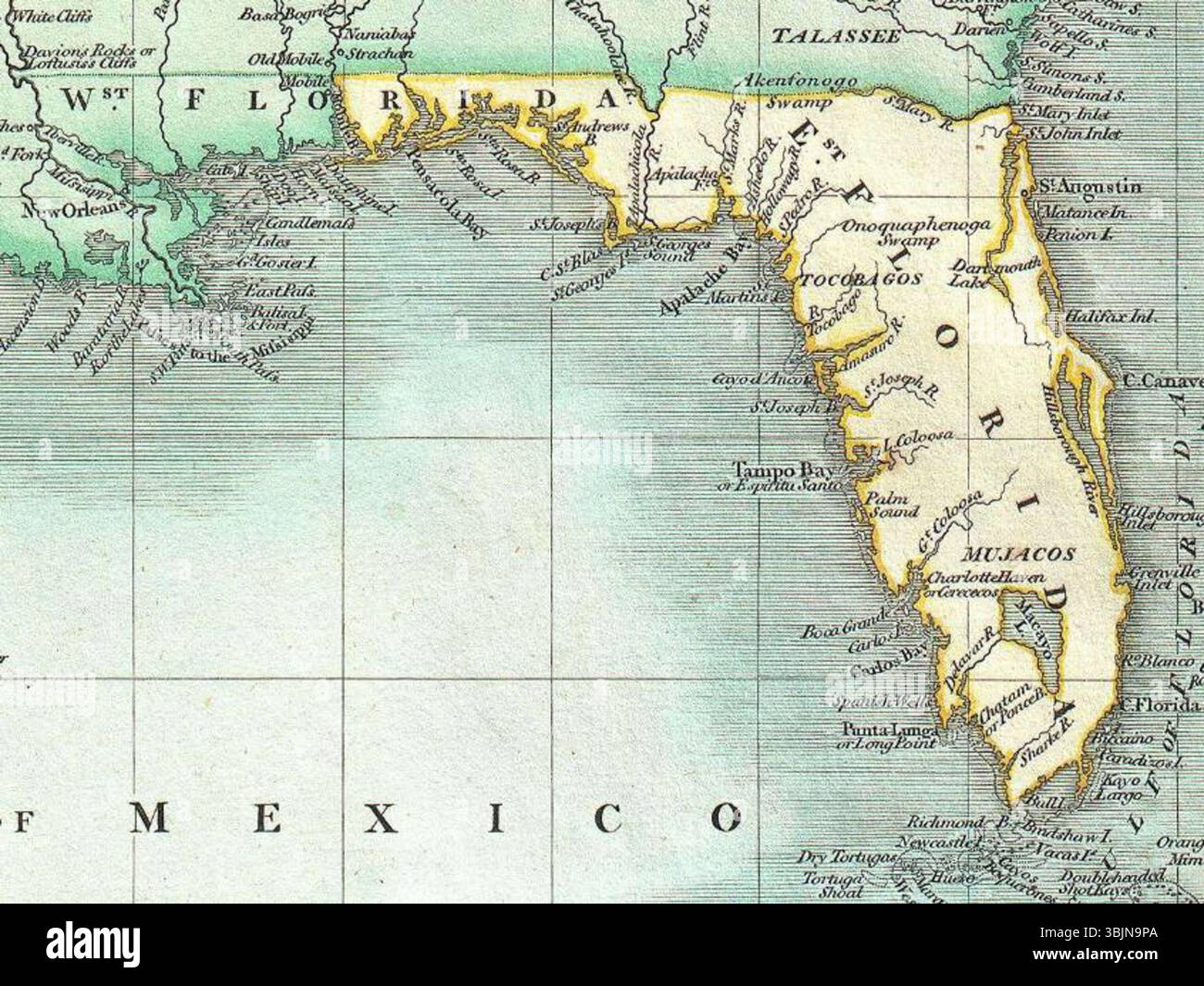 Topography the map provides geographic names hi-res stock photography ...
