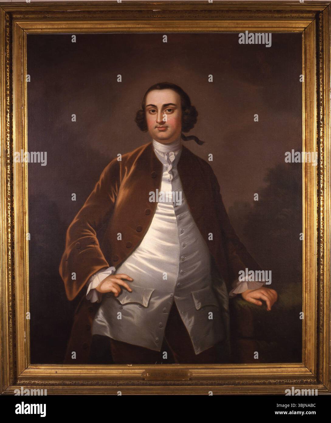 John Wollaston’s 1757 portrait depicts Daniel Parke Custis in formal ...