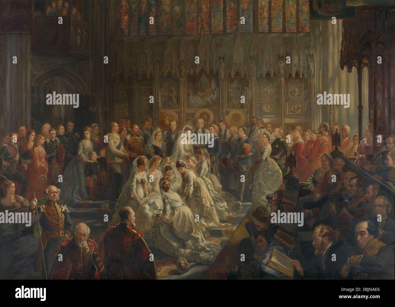 Oil on canvas painting by Sydney Prior Hall dated between 1878 and 1879 ...