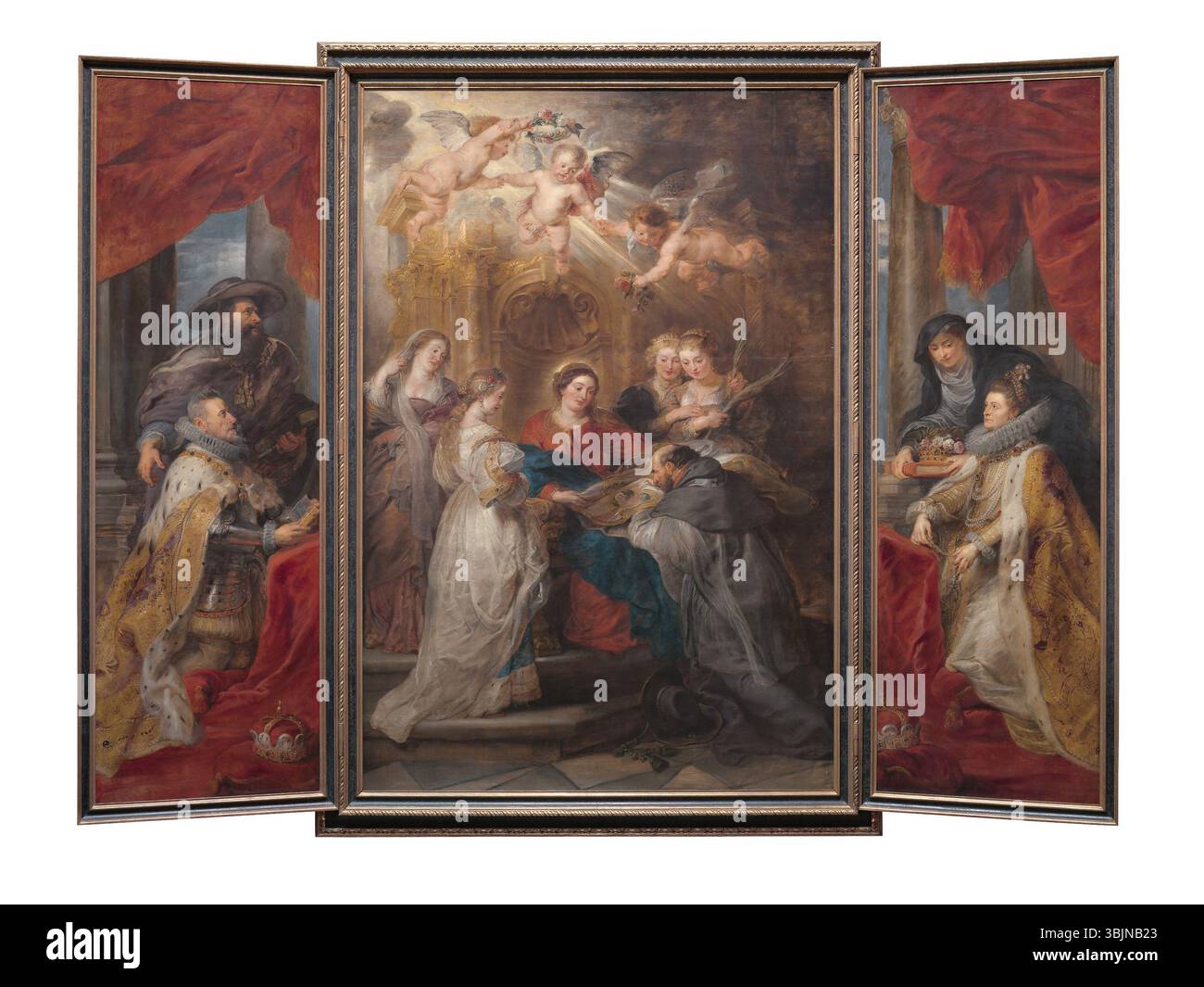 Peter Paul Rubens’ 'Ildefonso-Altar' (1630), depicting the Virgin Mary ...
