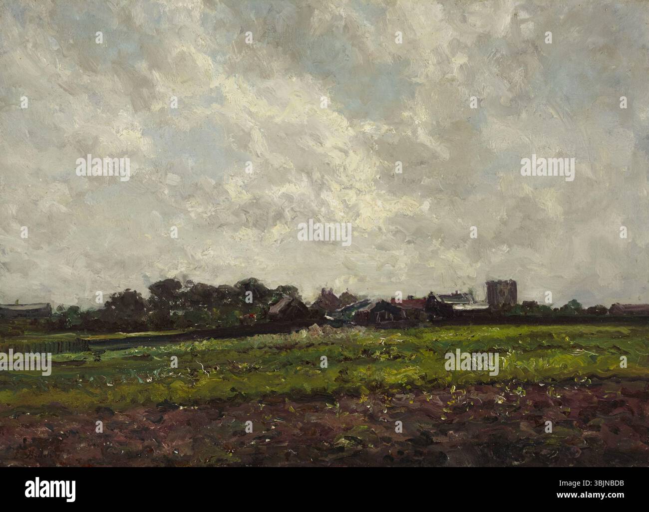 Eugène Boudin’s 'Study' (1824–1898) is a sketch that captures the ...