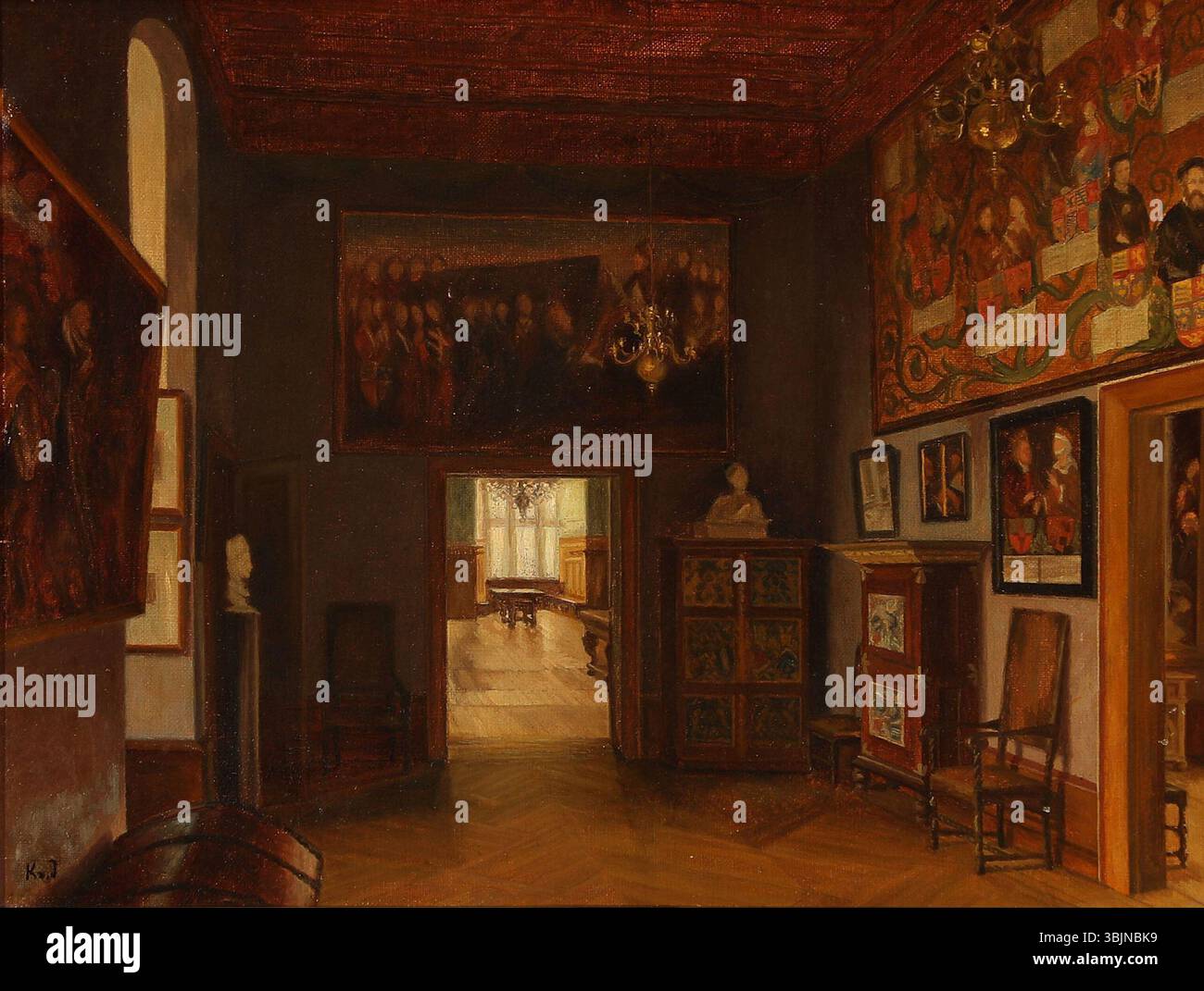 'Christian III's værelse' (Christian III’s Room) at Frederiksborg ...