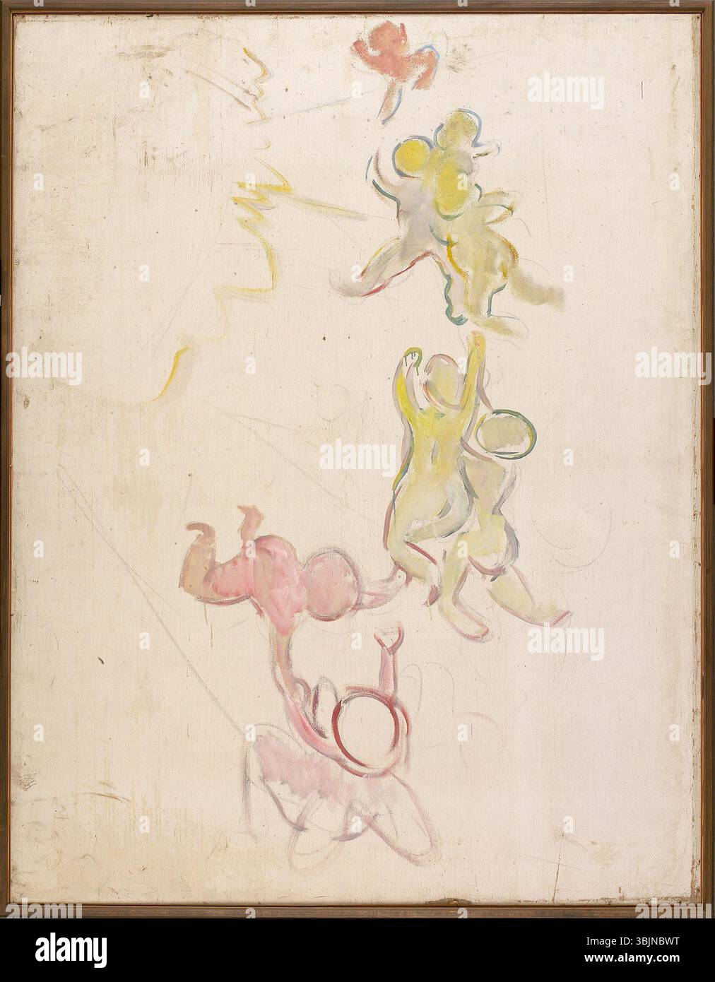 Edvard Munch’s painting 'Geniuses in Sun Rays' (1914–1916) showcases ...