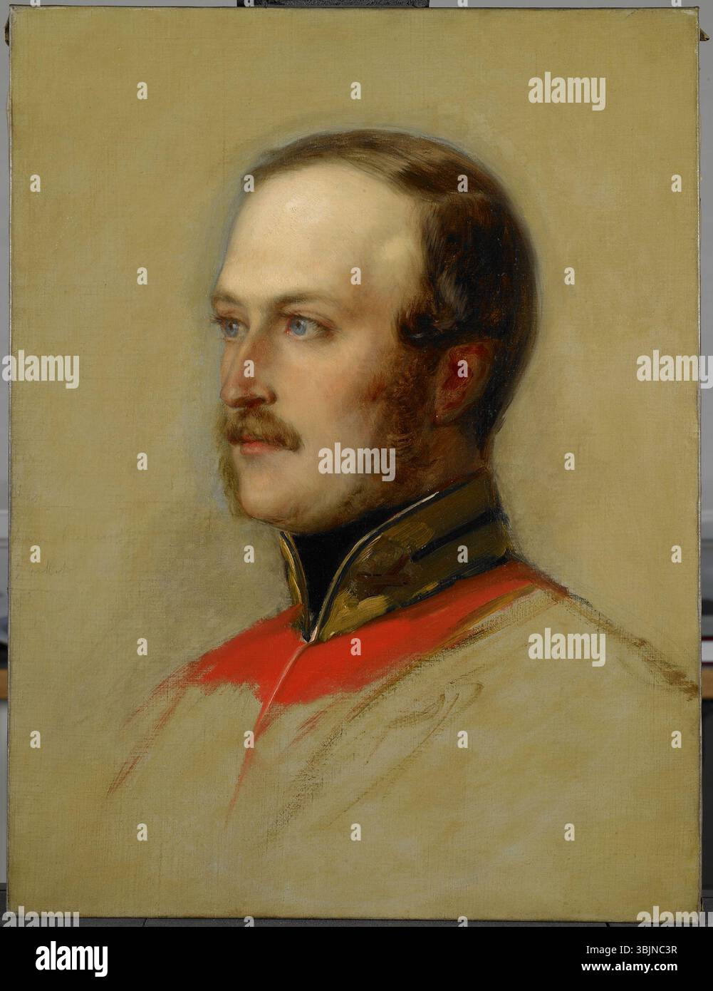 This 1856 oil on canvas portrait by Charles-Lucien-Louis Muller depicts ...