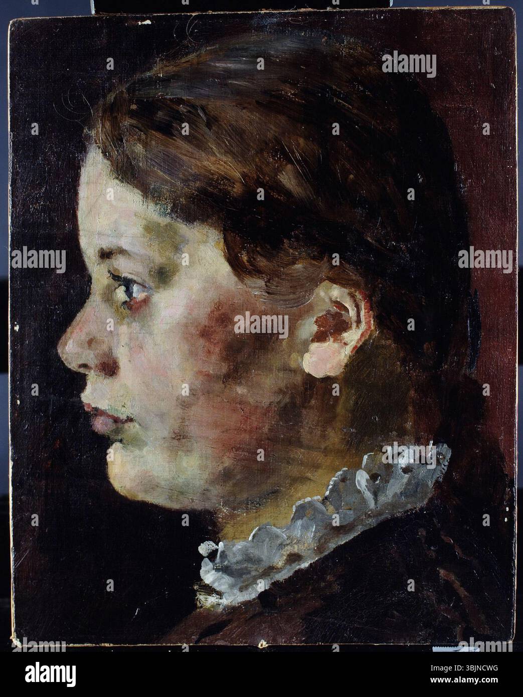 'Laura Munch' (1883) is a portrait by Edvard Munch of his sister ...