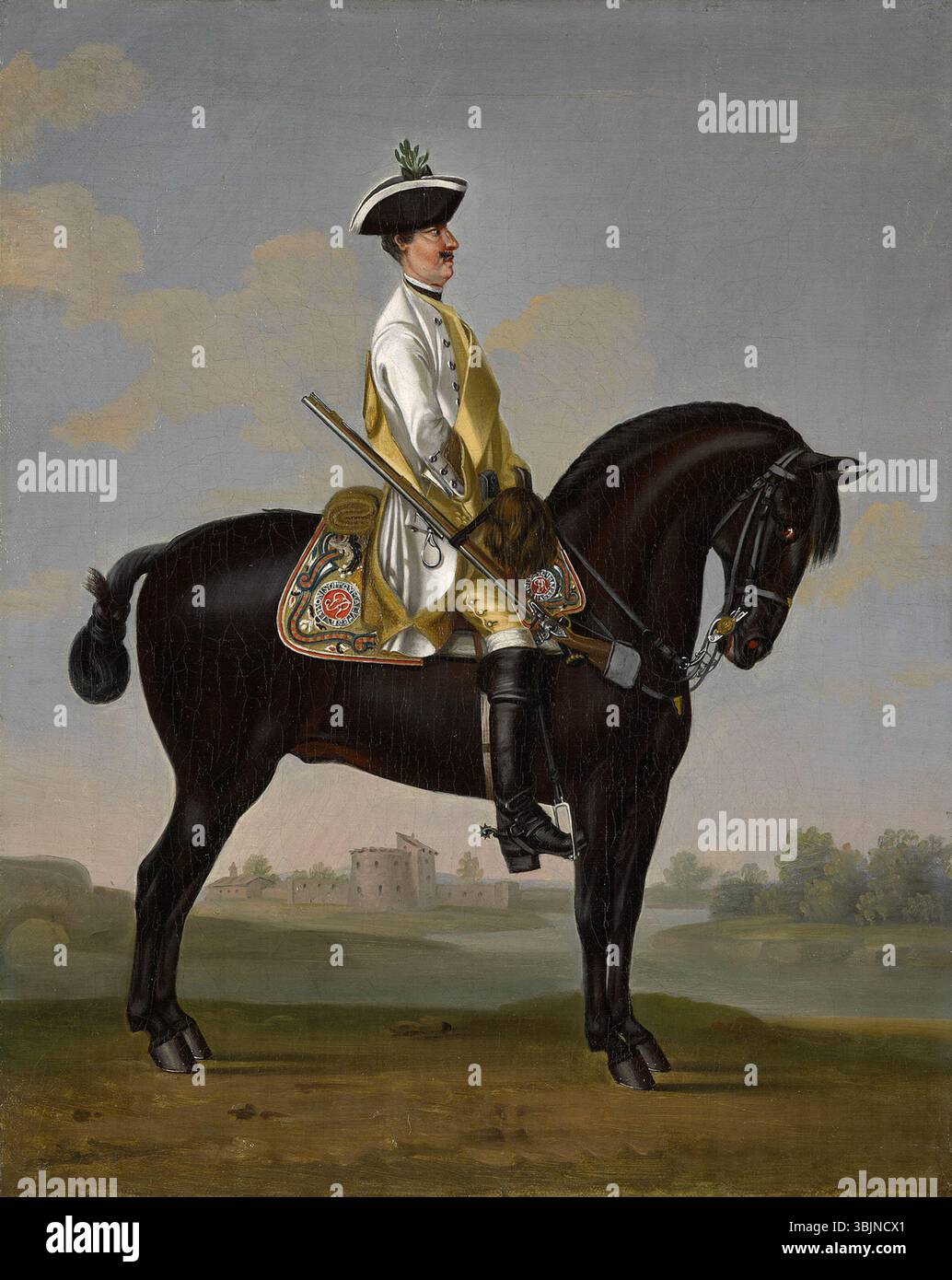 David Morier’s painting 'Private, Regiment of Horse 1A 'Leib Regiment ...