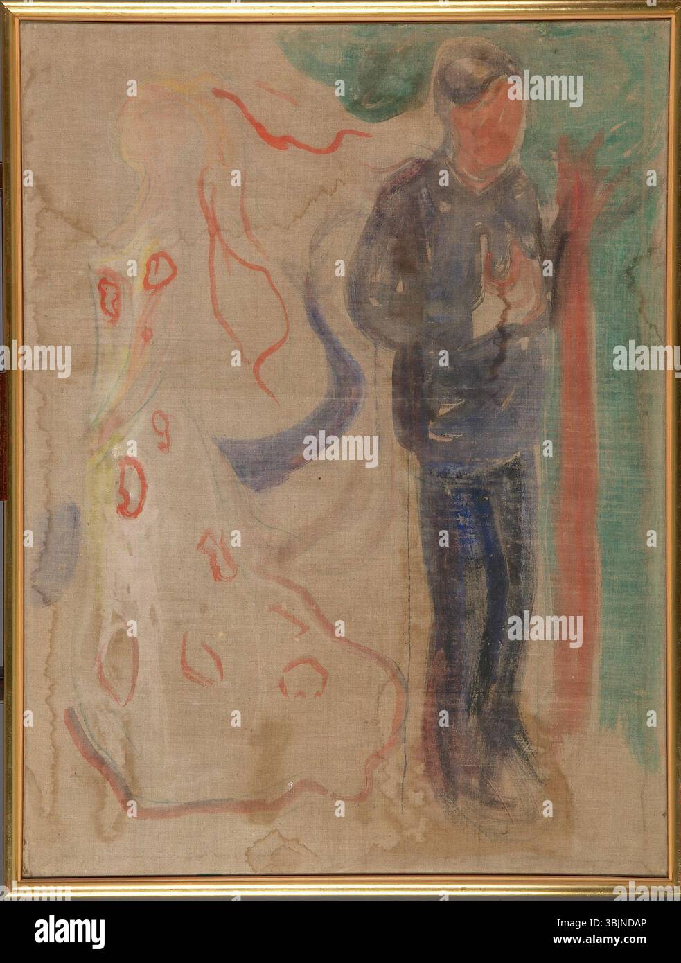 'Separation' (1906–1907) by Edvard Munch depicts a painful parting ...