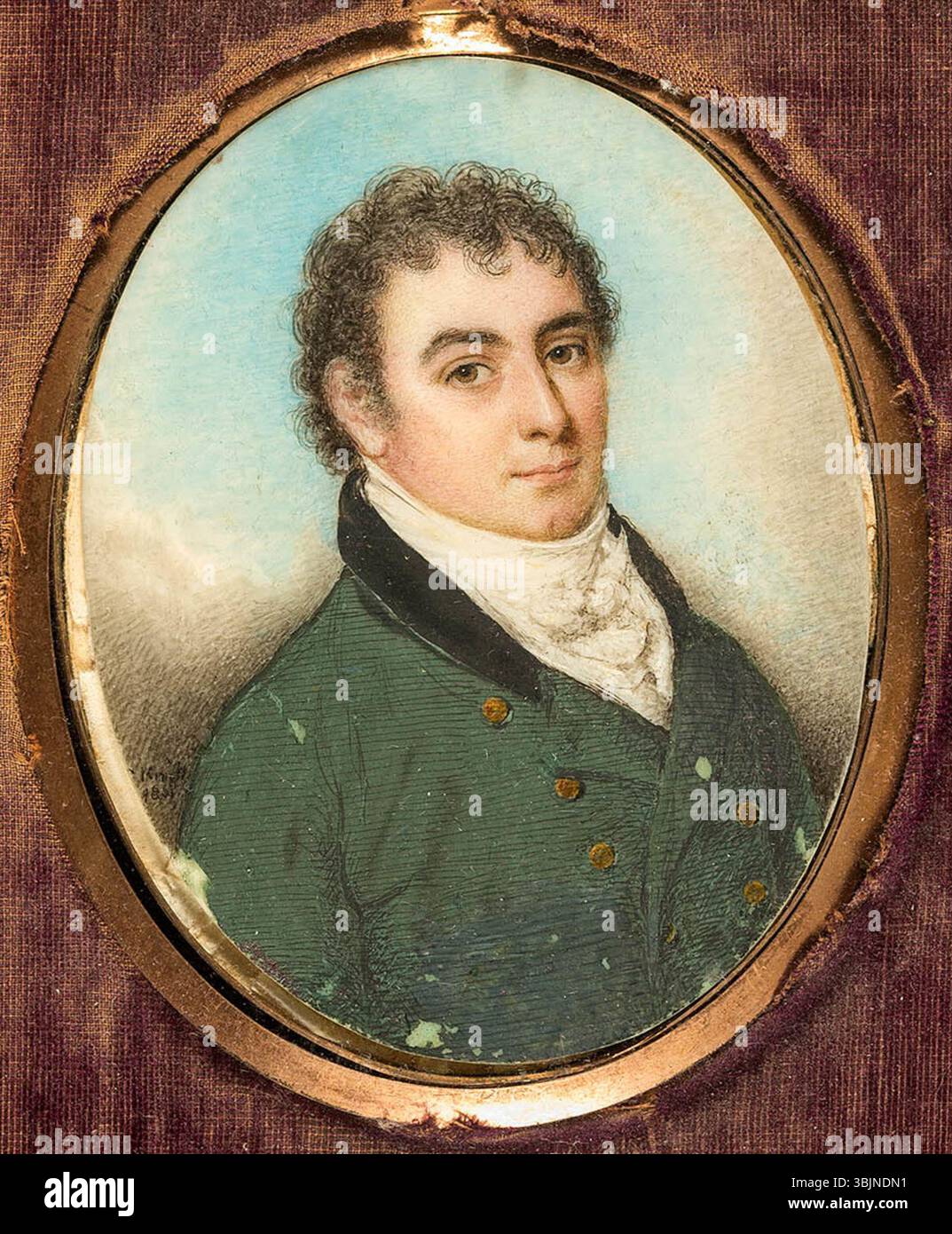 This miniature portrait by Charles Knight (1743–1826) depicts Thomas ...