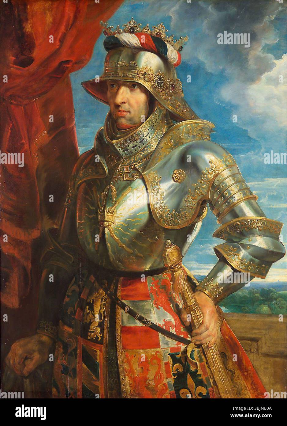 Peter Paul Rubens painted Philip the Handsome in 1618. This oil on ...