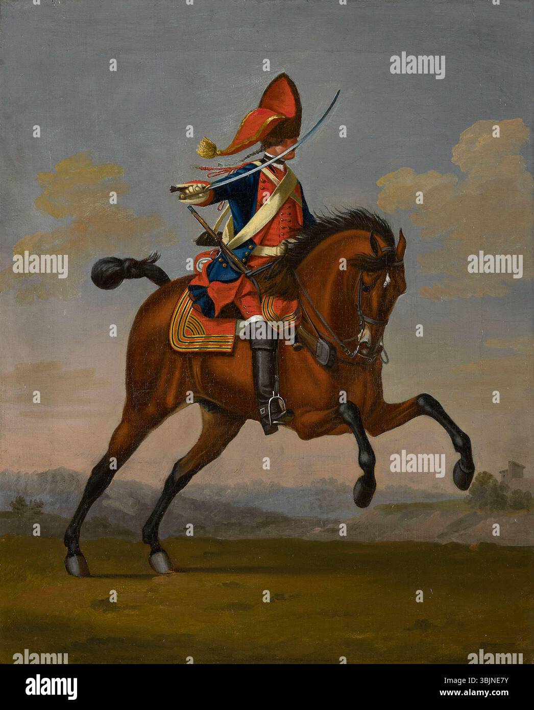 'Grenadier, Regiment of Dragoons 'Batthyany'' by David Morier (1748 ...