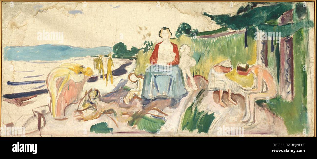 'Alma Mater' by Edvard Munch (1912–1914) is an oil painting that ...