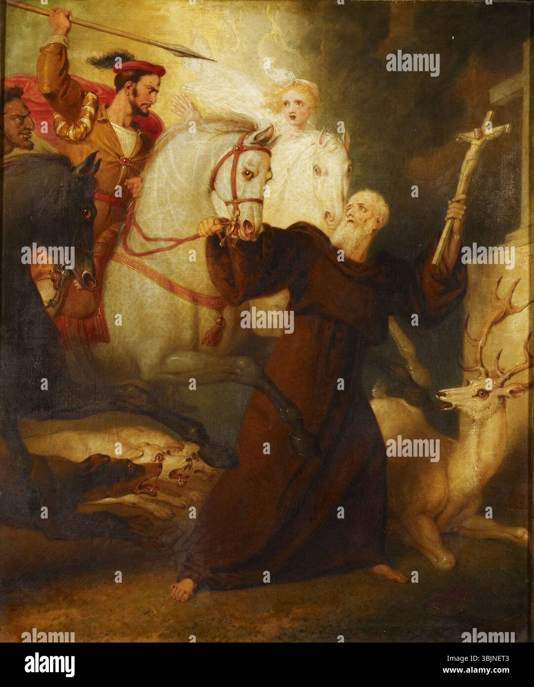This 1831 oil on canvas painting by Richard Westall depicts 'The Wild ...