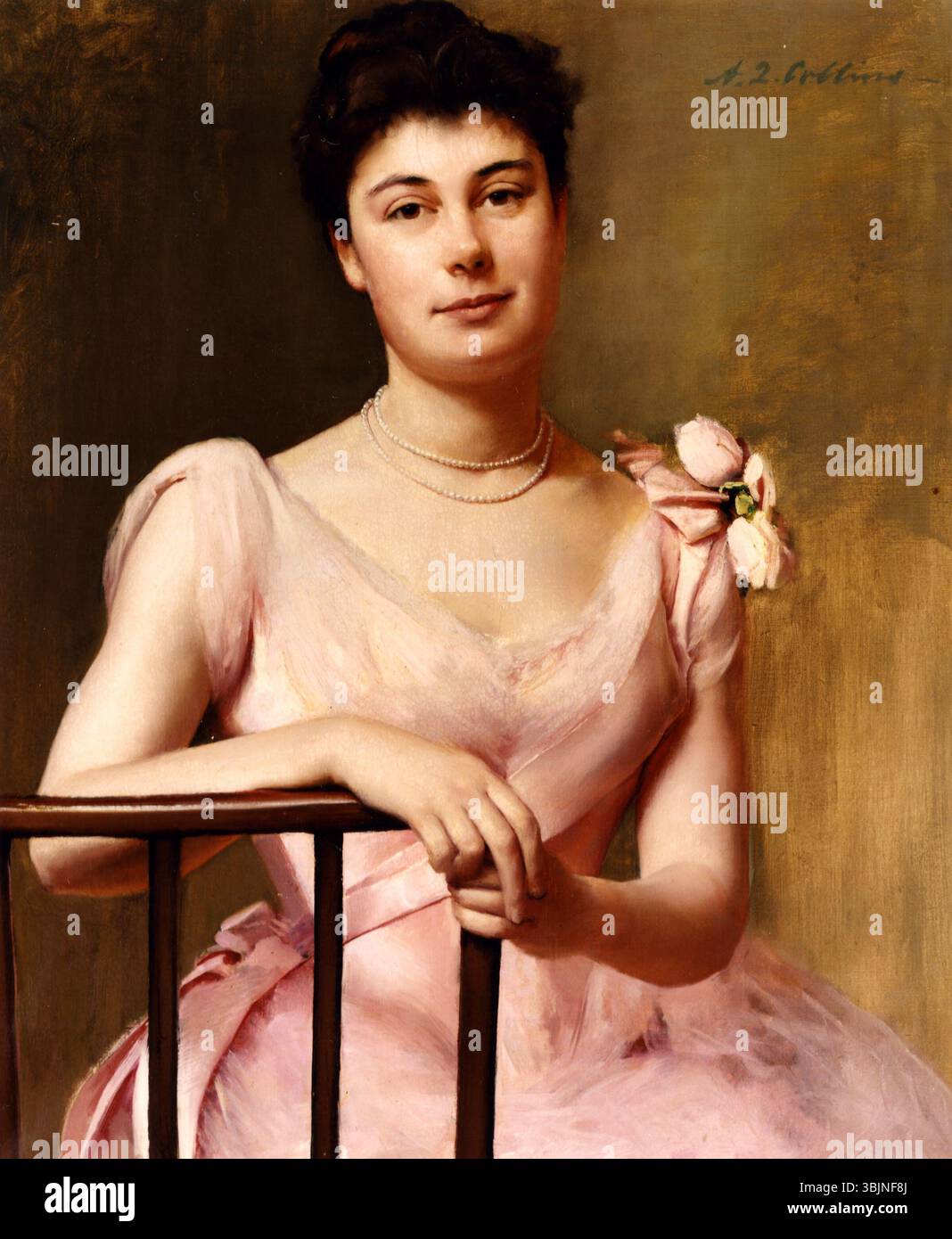 This portrait of Mary Adams, daughter of Charles Francis Adams Jr., was ...