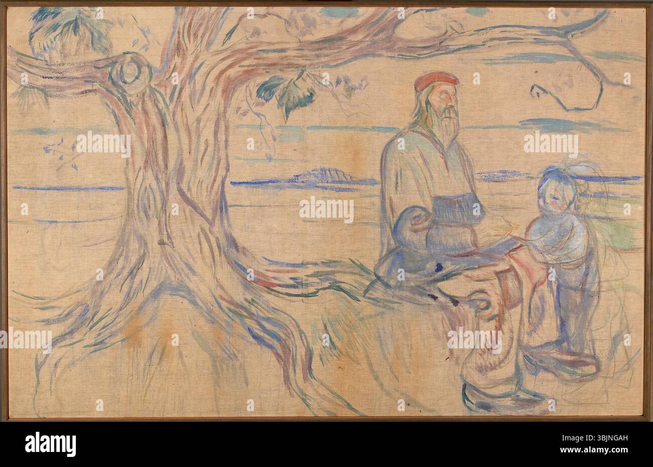 History is a 1910 oil and wax crayon on canvas painting by Edvard Munch ...