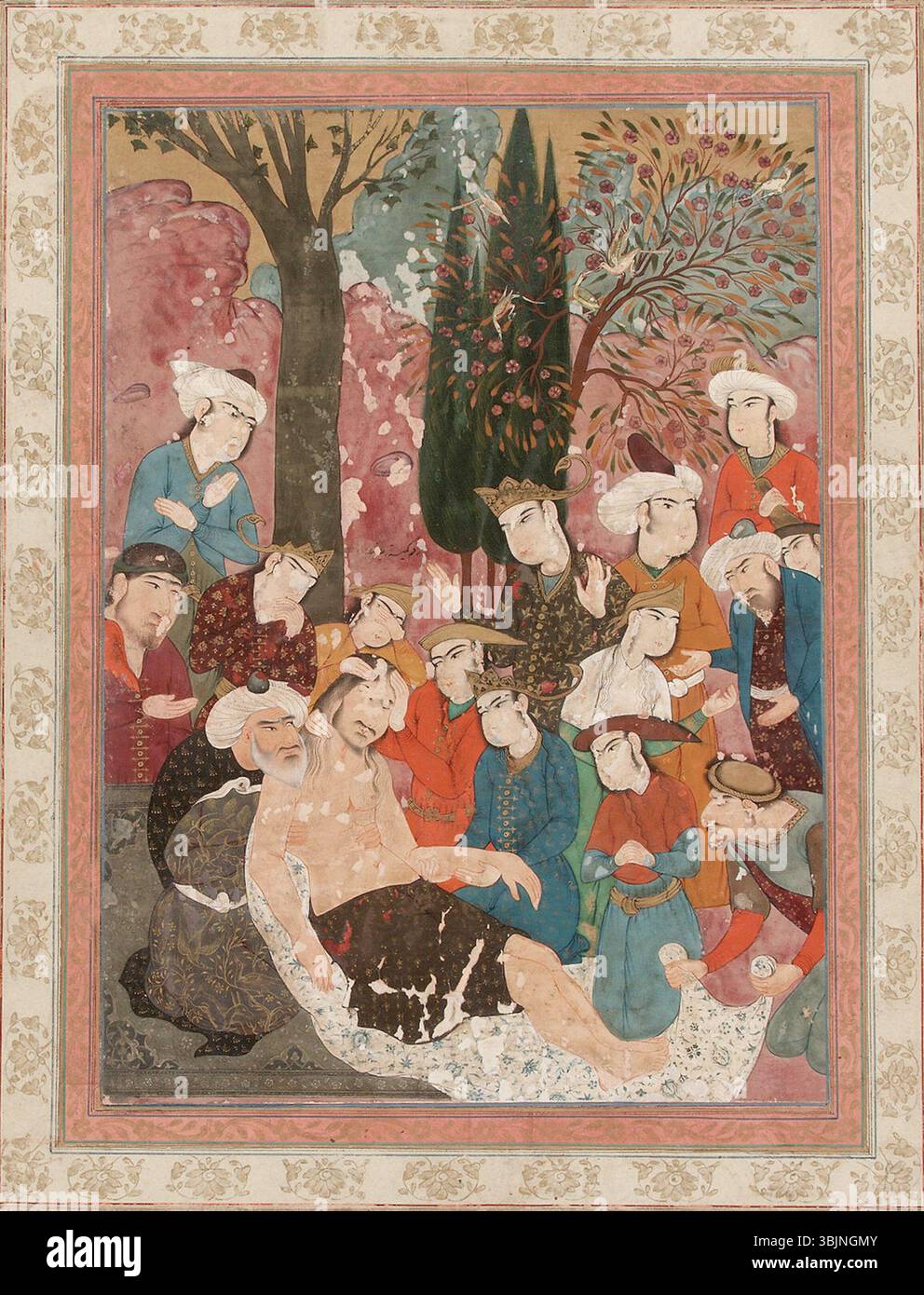 17th century persian painting hi-res stock photography and images - Alamy