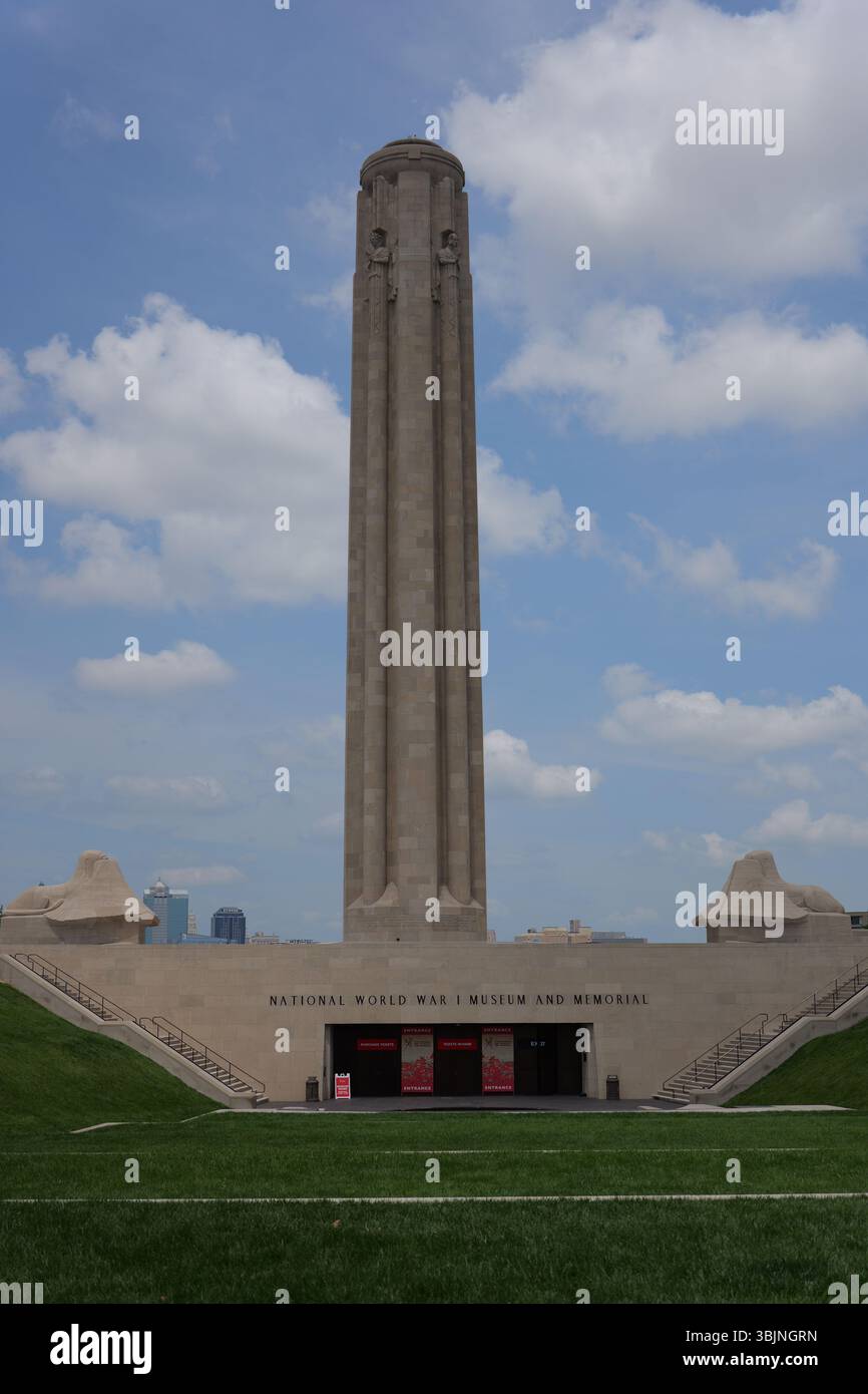 Kansas City, Missouri, USA - June 15, 2025: Liberty Memorial World War ...
