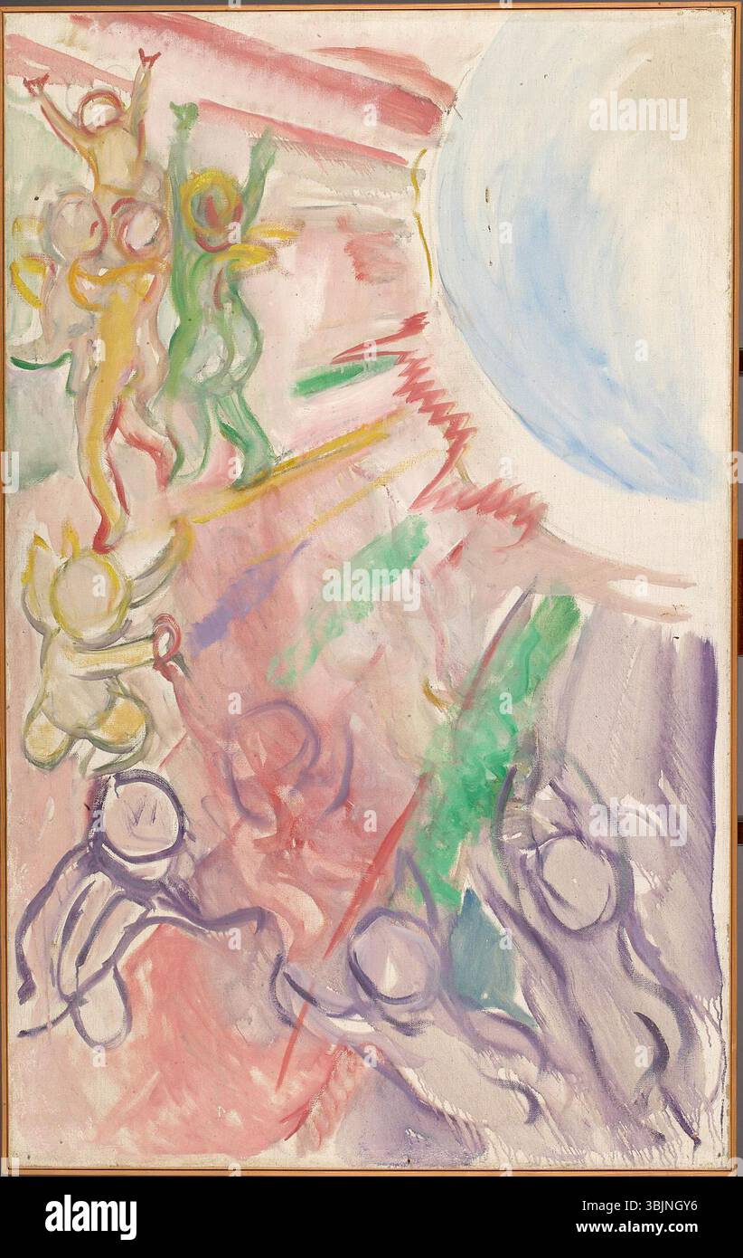 'Geniuses in Sun Rays' by Edvard Munch (1863–1944) was painted between ...