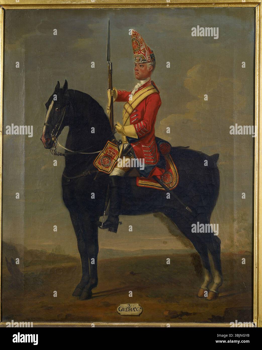 David Morier’s 1751 portrait of a Private in the 2nd Troop of the Horse ...