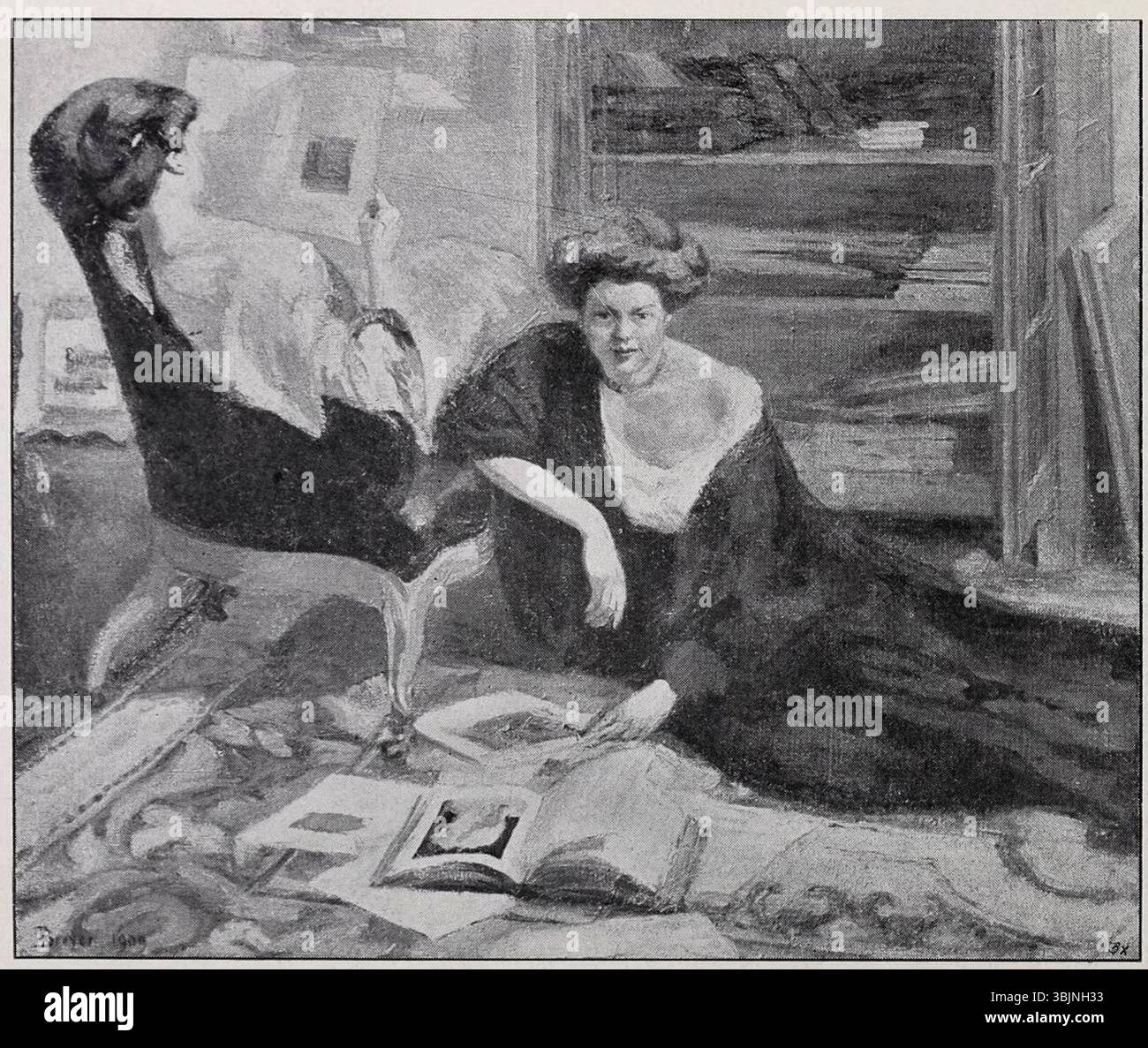 Young woman deeply engaged in hi-res stock photography and images - Alamy