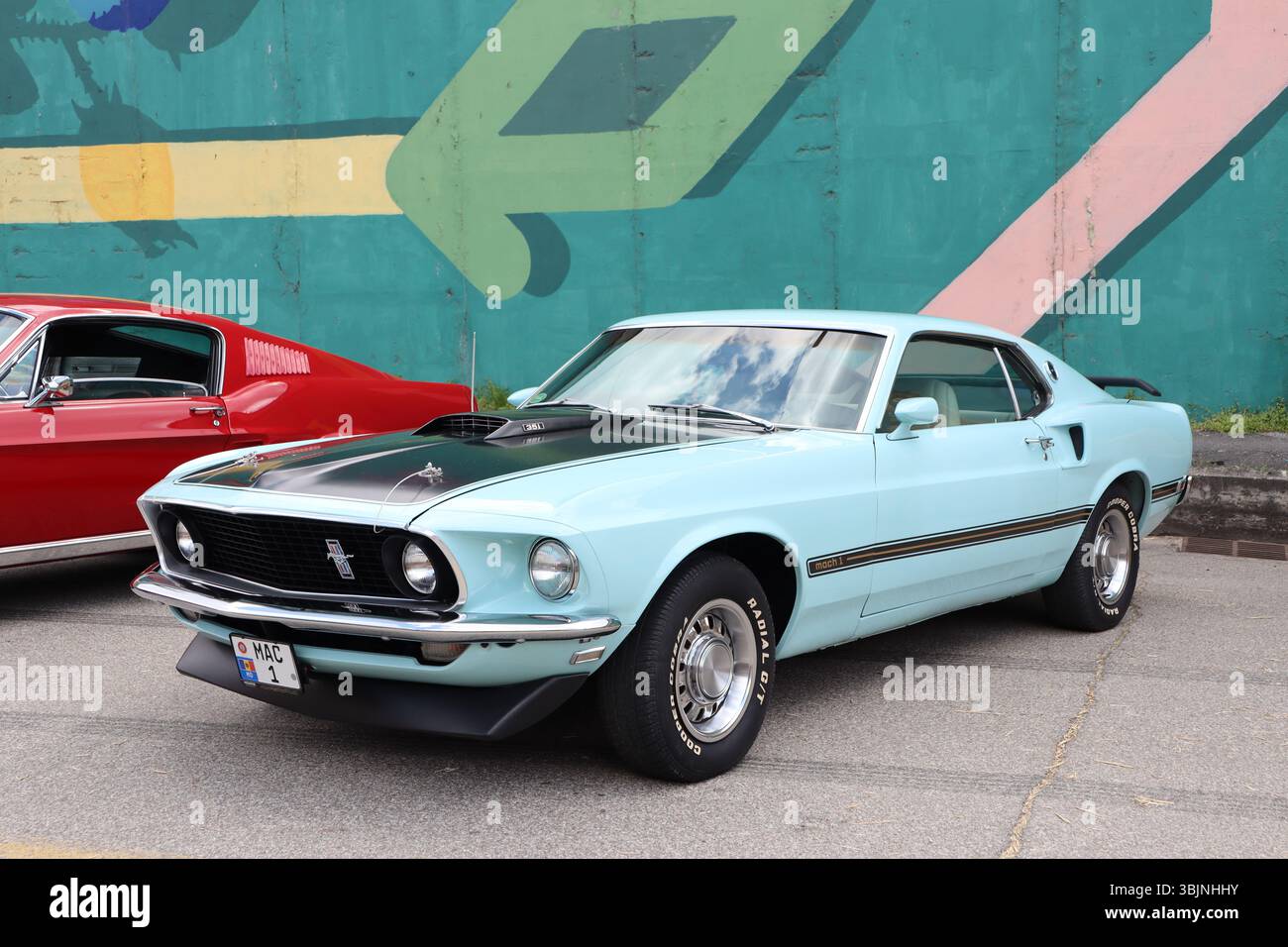 09.3.2025 Moldova A beautifully restored 1969 Ford Mustang that ...