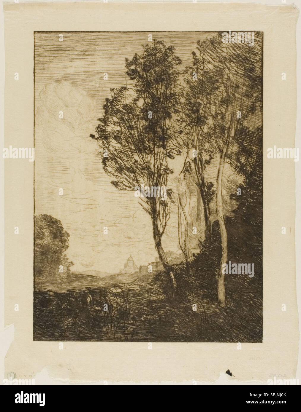 *Remembrance of Italy* by Jean-Baptiste Camille Corot, painted in 1866 ...