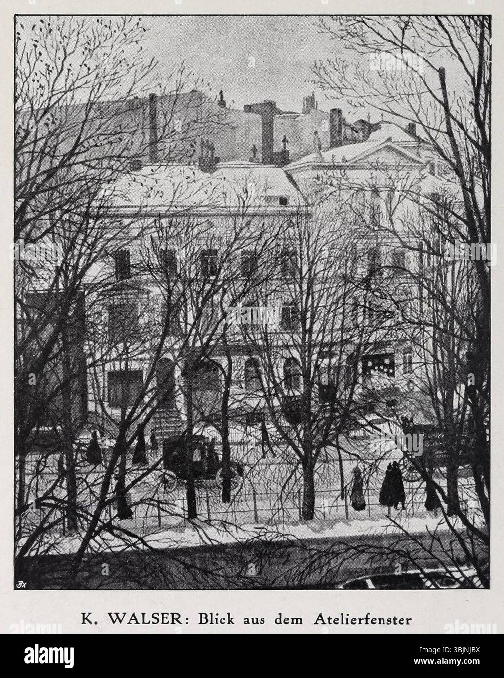 Karl Walser’s 'Blick aus dem Atelierfenster' (View from the Studio ...