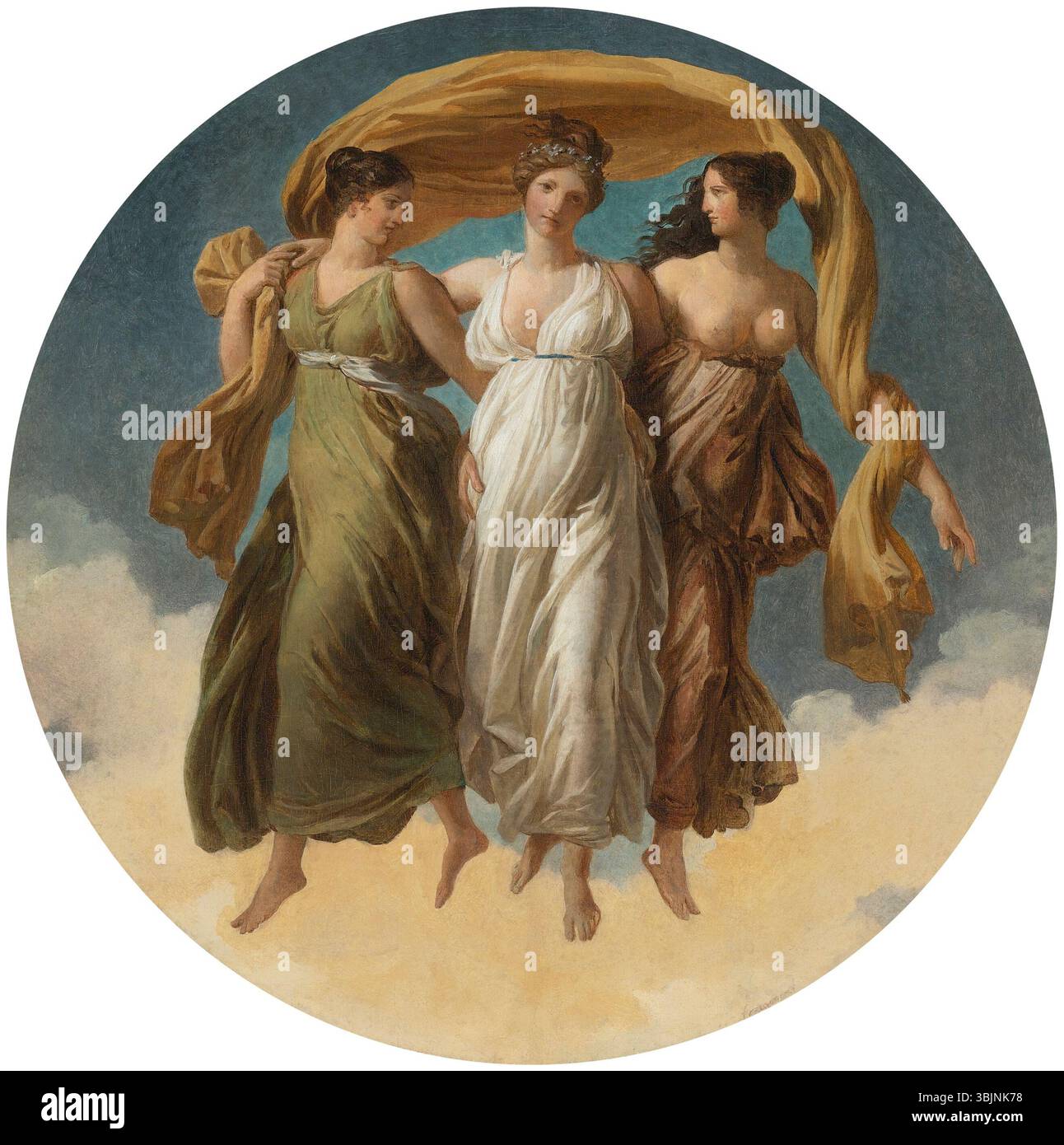 Three graces painting Cut Out Stock Images & Pictures - Alamy