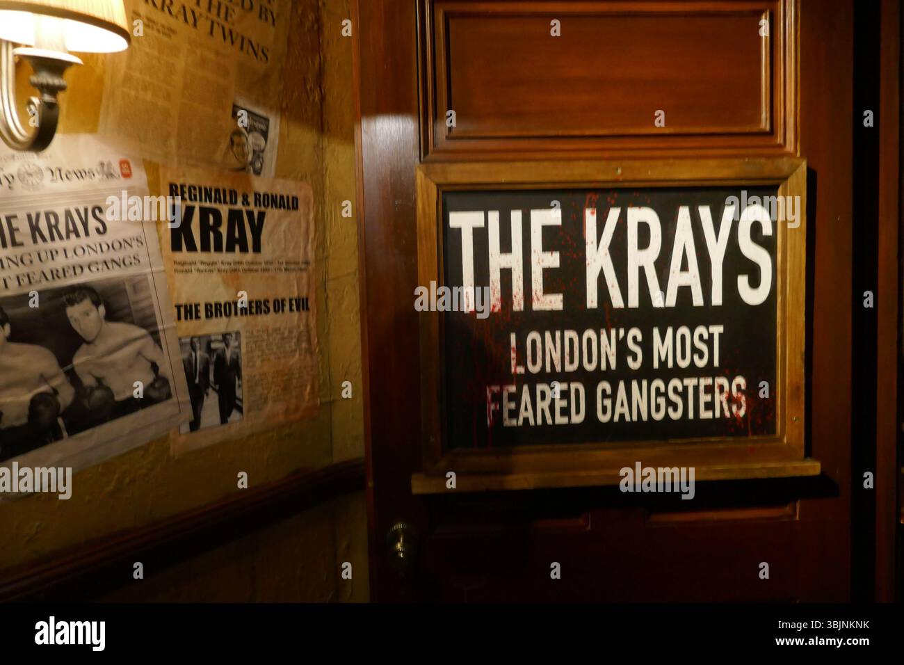 London, England 1st June 2025 The Krays in Chamber of Horrors at Madame ...