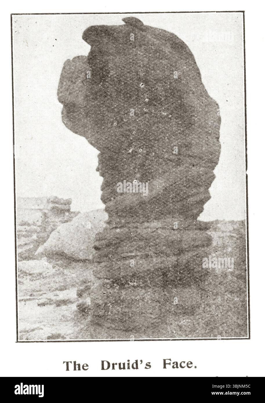 Image from the circa 1920 guidebook for Brimham Rocks, North Yorkshire ...